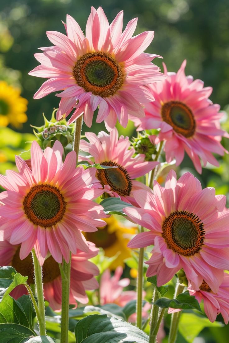 Do Pink Sunflowers Exist?