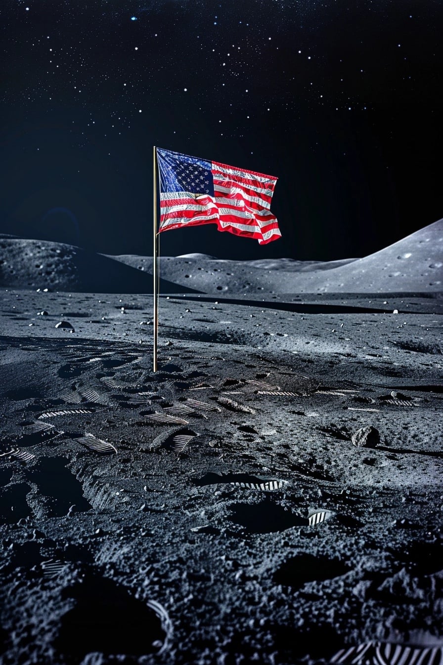 Can You See the Flag on the Moon with a Telescope?
