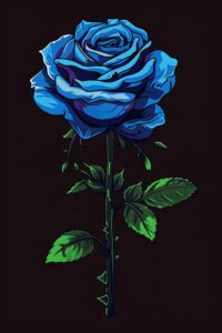 The Spiritual Meaning of Blue Roses | Sarai Chinwag