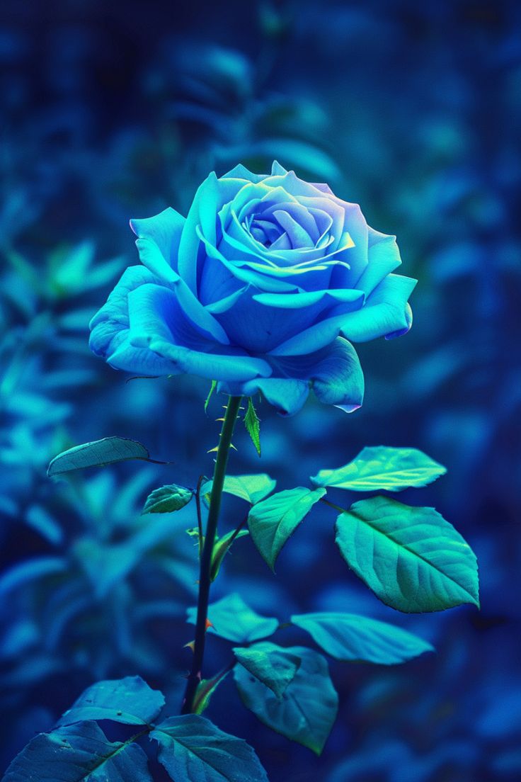The Spiritual Meaning of Blue Roses