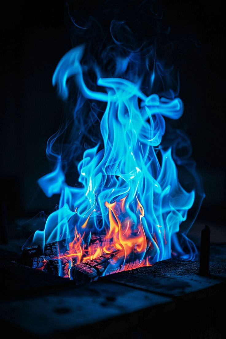 What Causes Blue Fire?