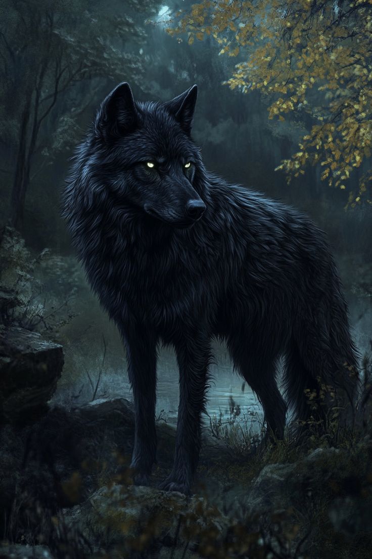 What Do Black Wolves Symbolize?