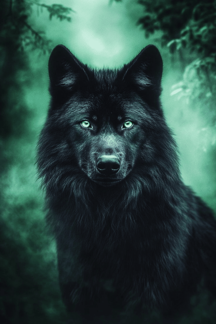 The Spiritual Meaning of Black Wolves | Sarai Chinwag