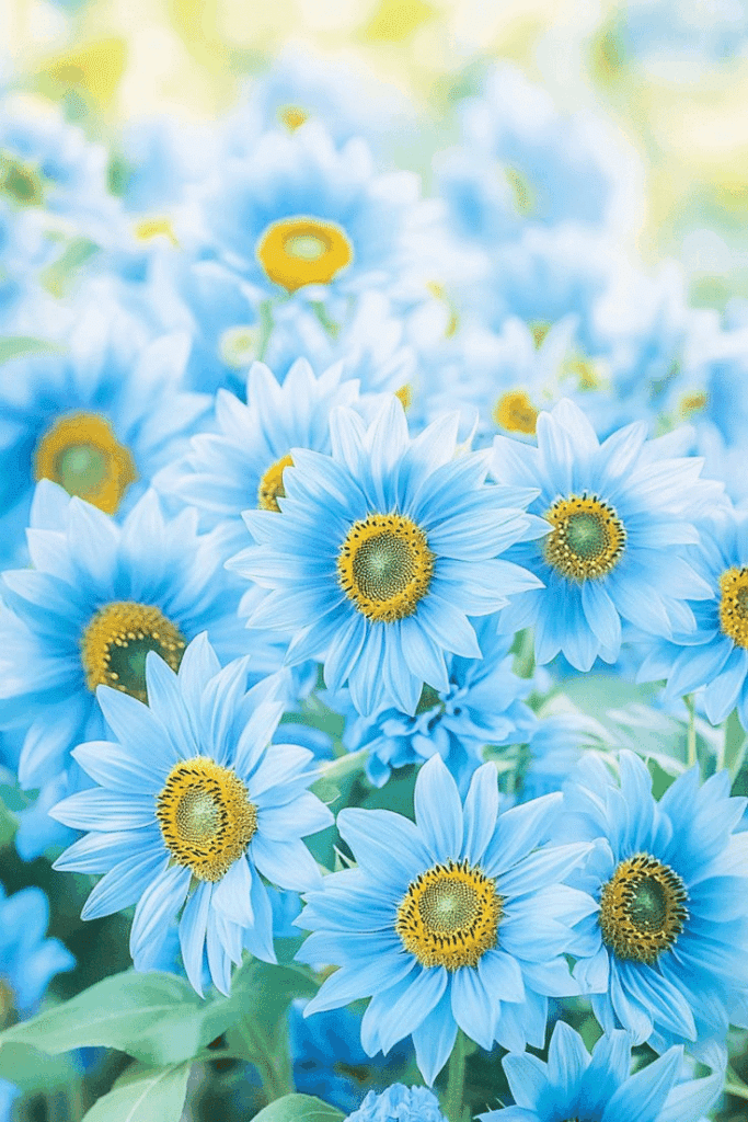 The Spiritual Meaning of Blue Sunflowers