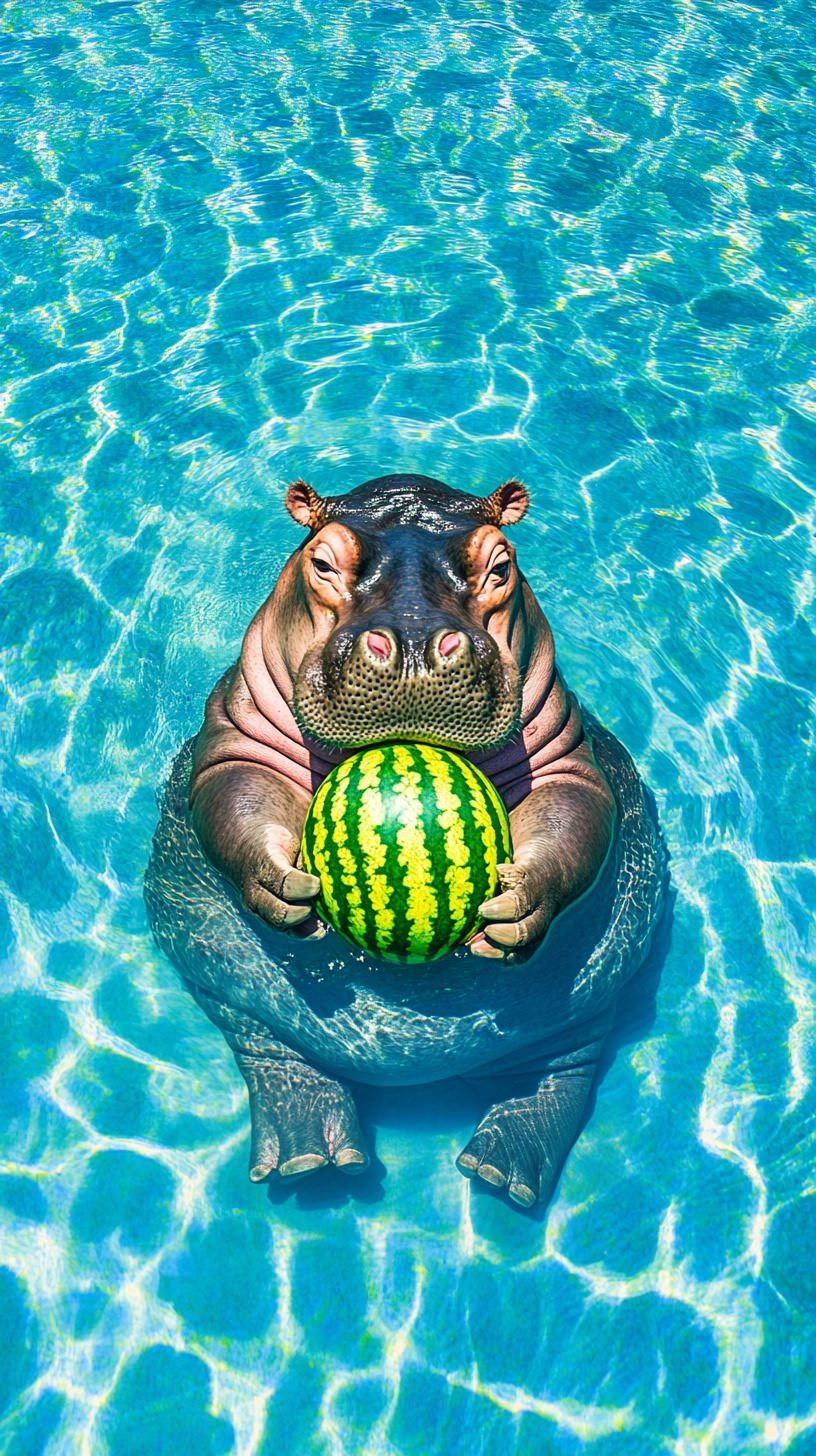 Why Do Hippos Like Watermelons?