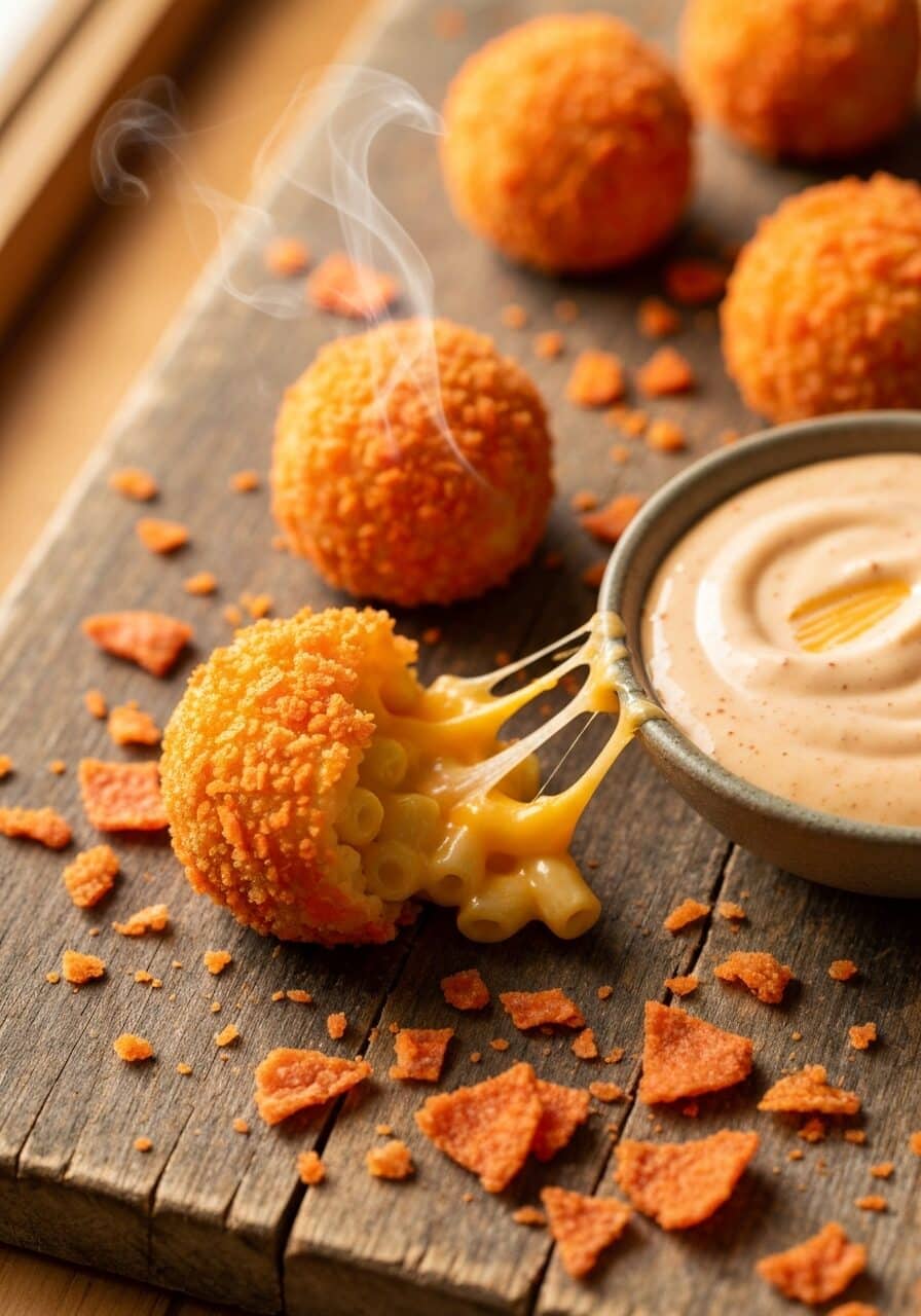 Doritos Crusted Mac and Cheese Bites (Dangerously Cheesy) | Sarai Chinwag